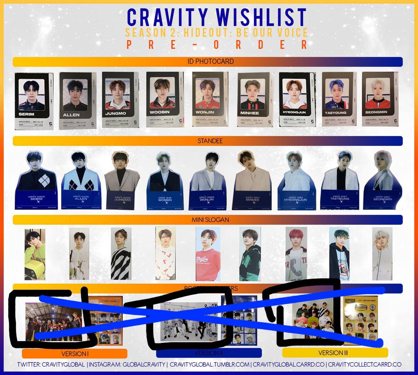 free cravity posters, Entertainment, K-Wave on Carousell