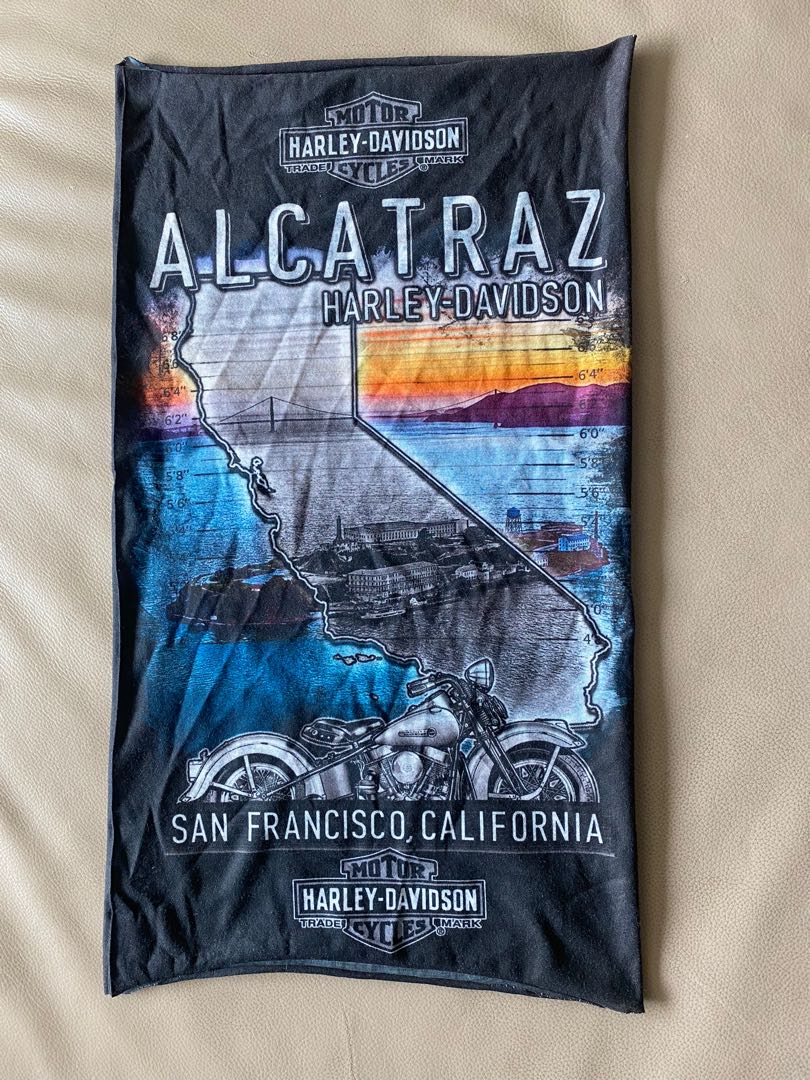 Harley Davidson Head Scarf, Motorcycles, Motorcycle Apparel on Carousell