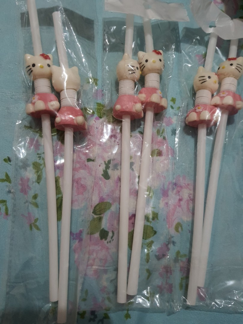 Hello Kitty Straw, Babies & Kids, Nursing & Feeding, Weaning & Toddler ...
