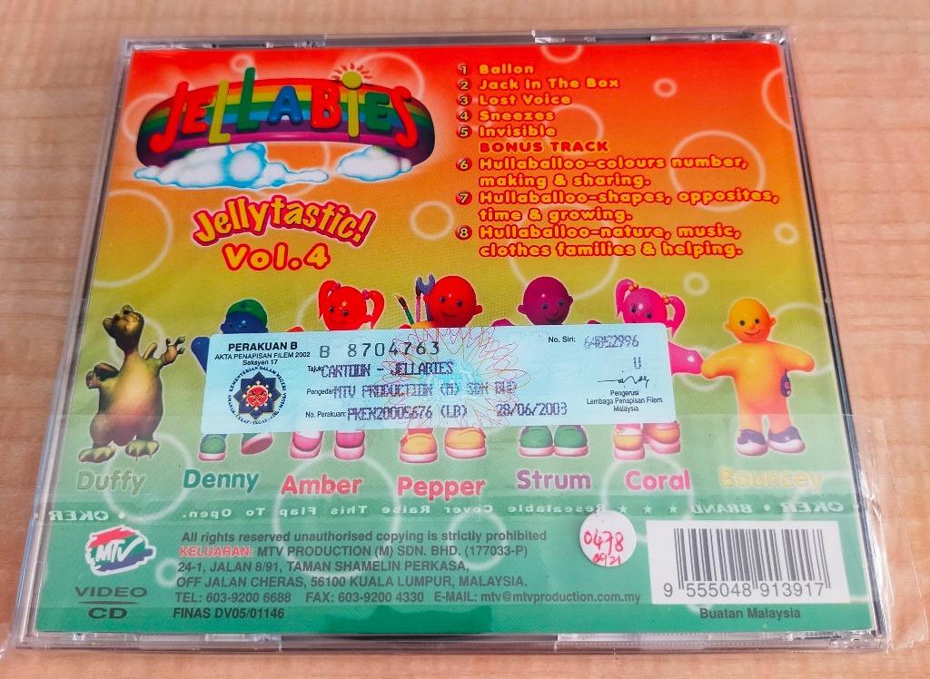 Jellabies Jellytastic Vol.4 VCD 3D CGI Animated Series For Young Children, Hobbies & Toys, Music ...
