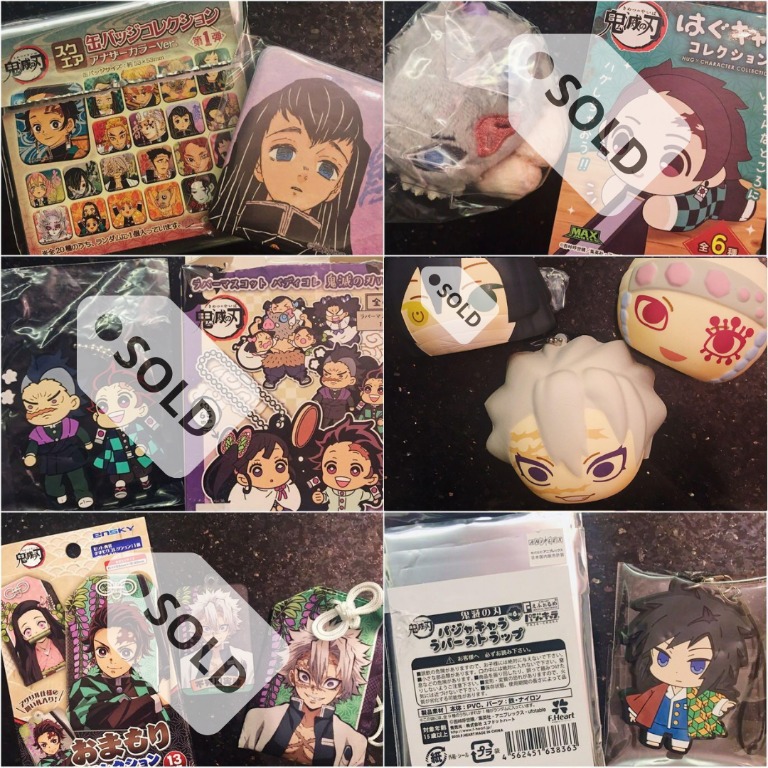 Kimetsu no Yaiba (Demon Slayer) Anime Merchandise Muichiro Giyu Inosuke ...