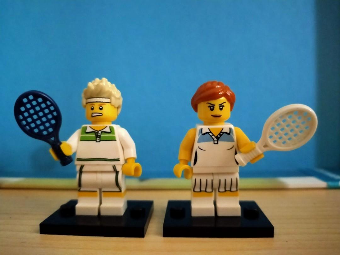 mainan Lego minifigures Tennis player couples, Toys & Collectibles ...