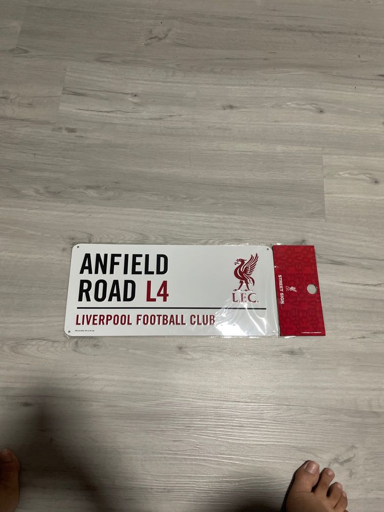 Liverpool FC street sign, Furniture & Home Living, Home Decor, Wall ...