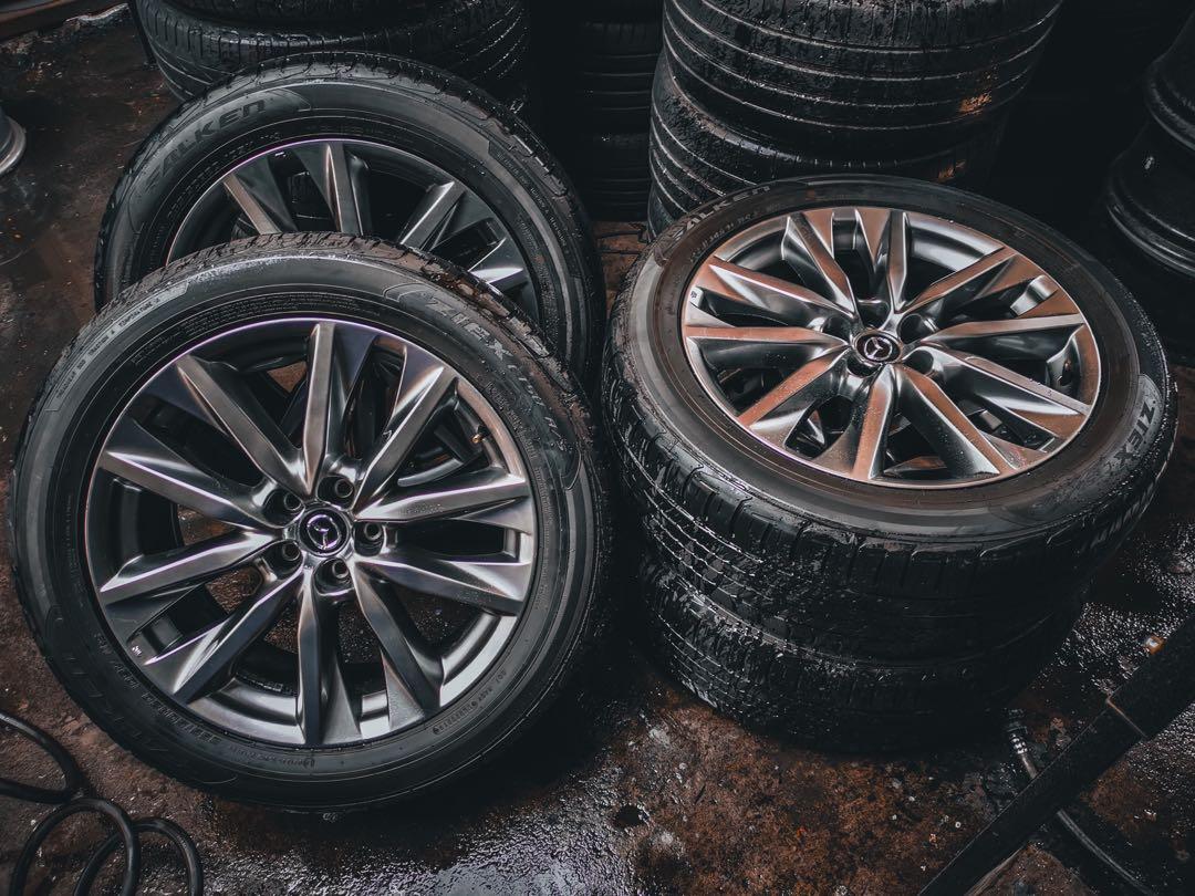 Mazda cx-9 original rims and tyre 255/50/20, Car Accessories, Tyres ...