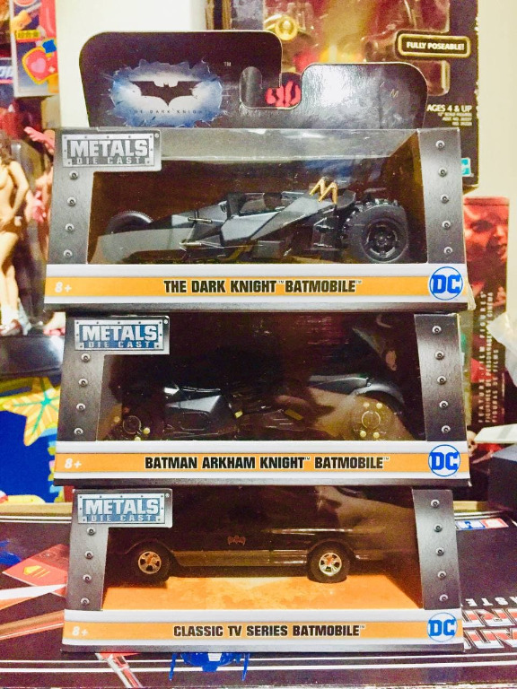 METAL DIE CAST BATMAN BATMOBILE SERIES - SET OF 3, Hobbies & Toys, Toys ...
