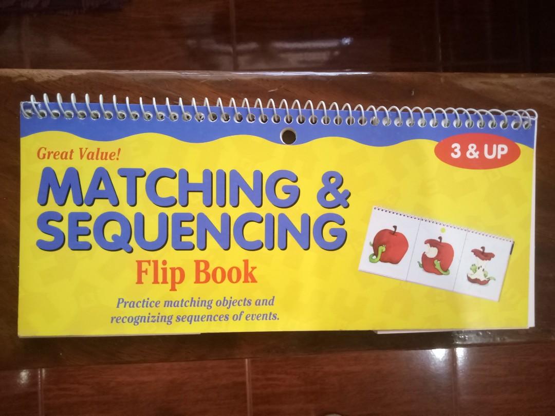 (NEW) Matching and Sequencing Flip Book, Babies & Kids, Baby Nursery ...