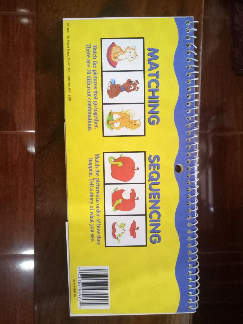 (NEW) Matching and Sequencing Flip Book, Babies & Kids, Baby Nursery ...