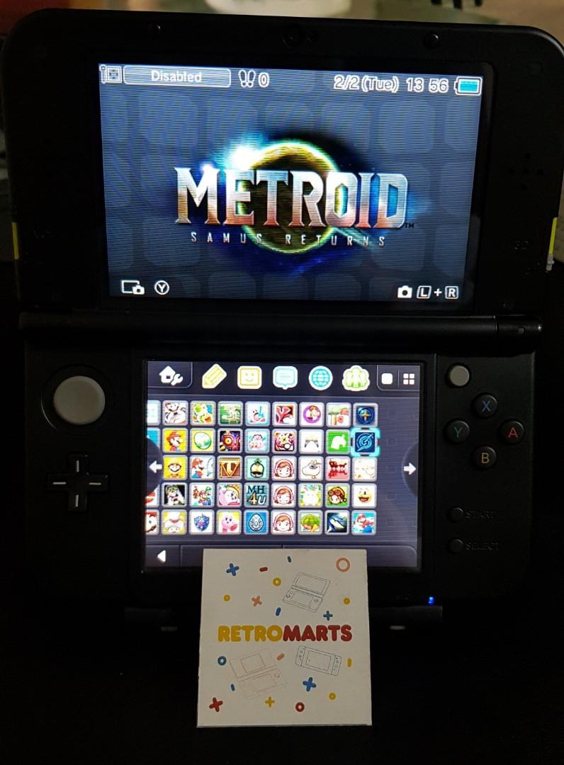 Nintendo New 3DS XL Lime Green Special Edition CFW unit IPS TOP screen ...