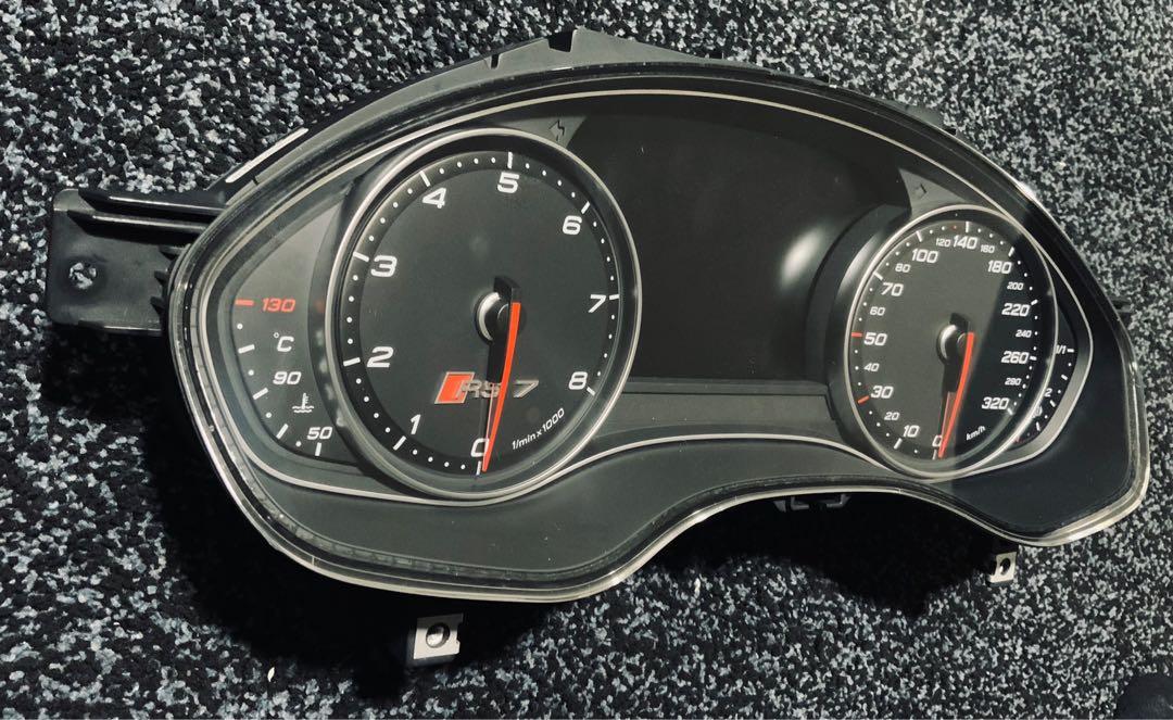 Original RS7 Speedometer / Odometer DIS, Car Accessories, Accessories ...
