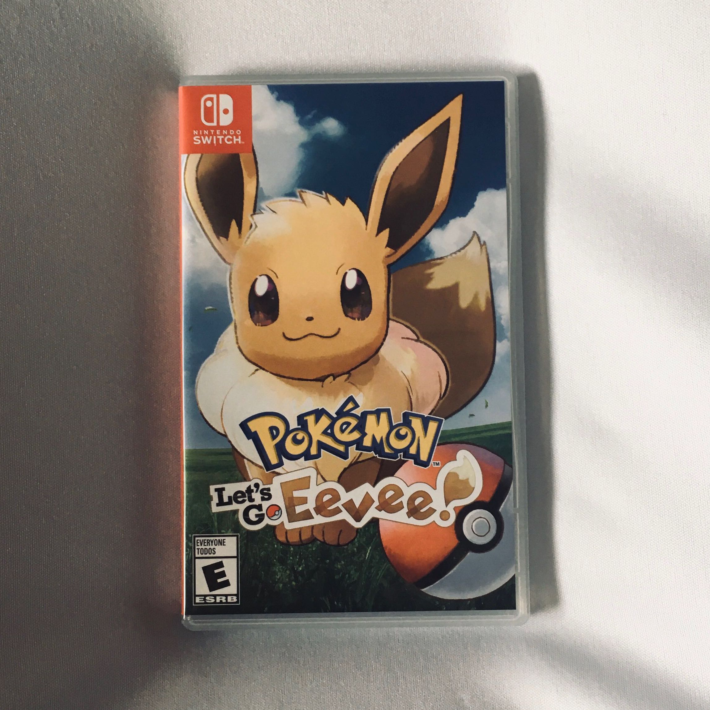Pokémon Let’s Go: Eevee (Physical Game), Video Gaming, Video Games ...
