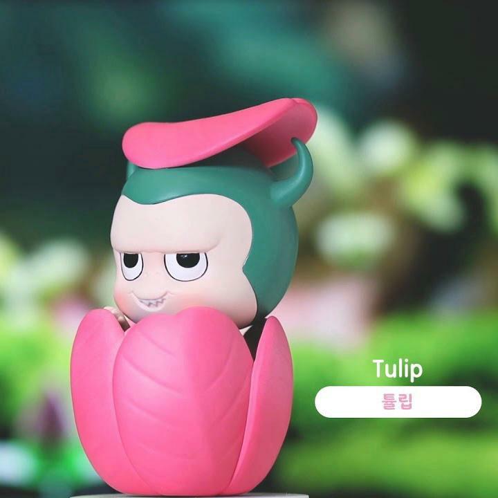 Popmart How2Work The Monster Flower Elves Tulip Labubu, Hobbies & Toys ...