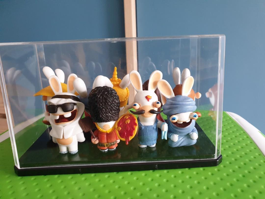 Raving rabbids figures, Toys & Games, Bricks & Figurines on Carousell