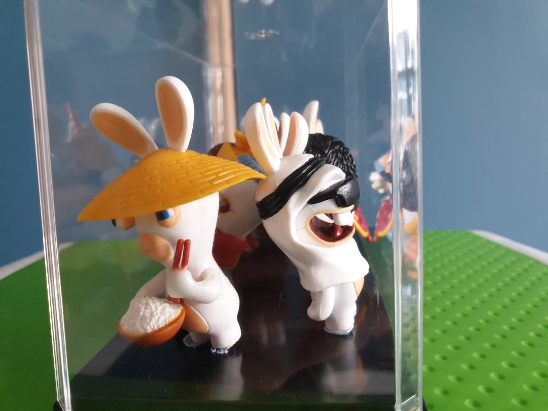 Raving rabbids figures, Toys & Games, Bricks & Figurines on Carousell