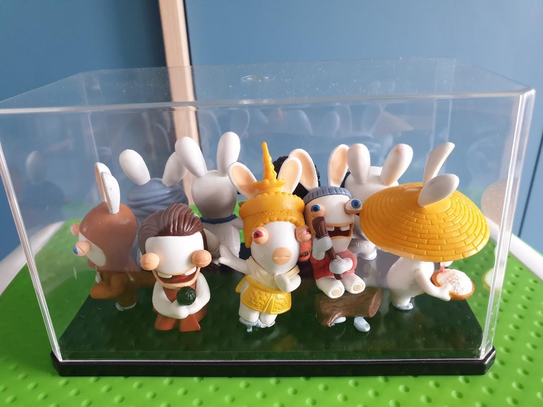 Raving rabbids figures, Toys & Games, Bricks & Figurines on Carousell