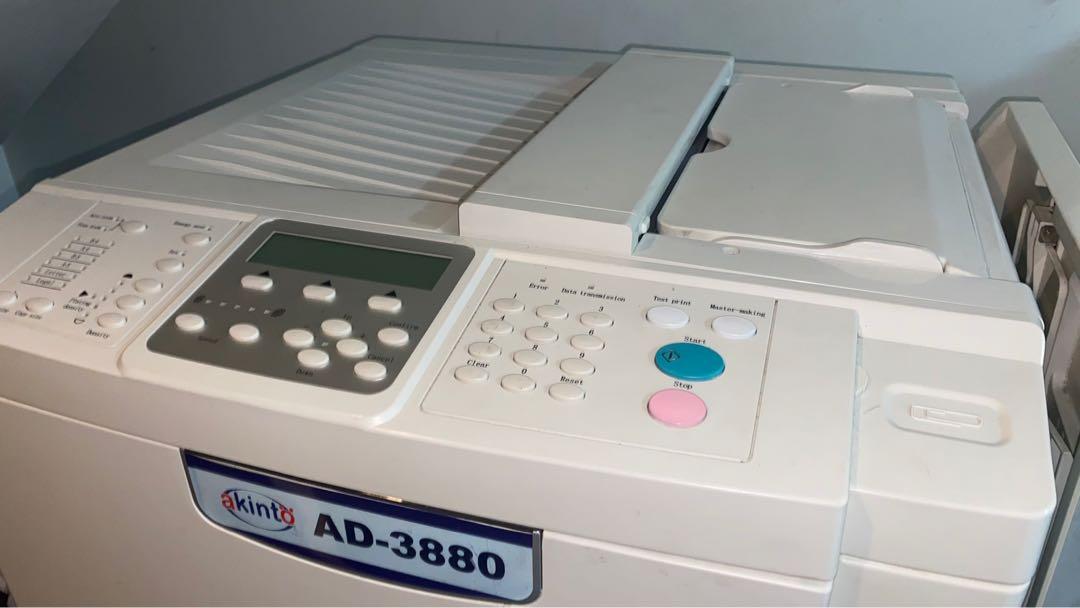 Riso Printing Machine, Computers & Tech, Printers, Scanners & Copiers ...