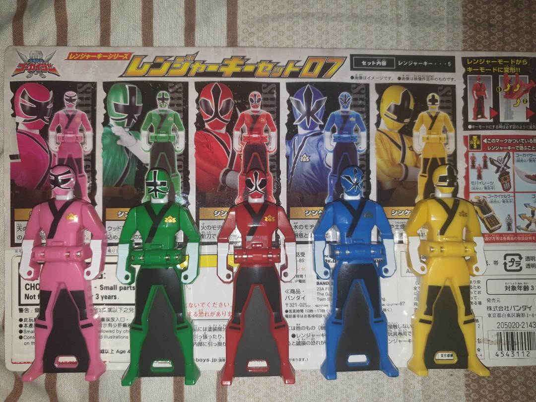 Sentai ranger keys (Samurai Sentai Shinkenger), Hobbies & Toys, Toys ...