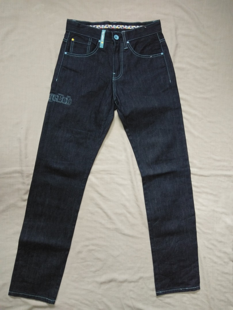 SPONGEBOB JEANS BY NICKELODEON, Men's Fashion, Bottoms, Swim Trunks ...