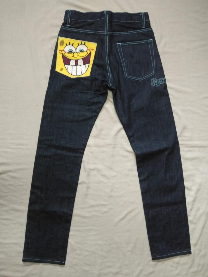 SPONGEBOB JEANS BY NICKELODEON, Men's Fashion, Bottoms, Swim Trunks ...