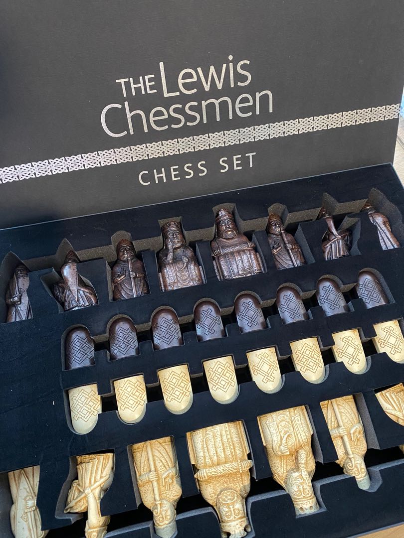 The Lewis Chessmen Chess Set, Toys & Games, Others on Carousell