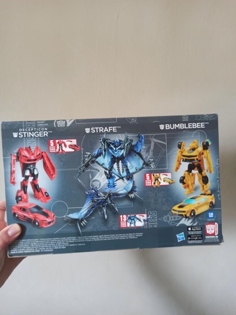 Transformers AOE Strafe, Bumblebee and Stinger, Hobbies & Toys, Toys ...