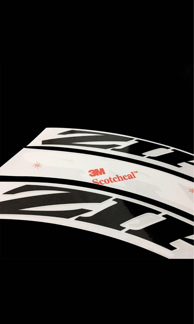 Zipp wheel set 3M decal stickers, Sports Equipment, Bicycles & Parts ...