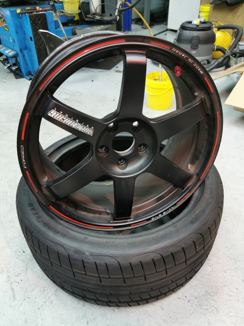 18" Rays TE37 Saga Time Attack Limited Edition, Car Accessories, Tyres ...