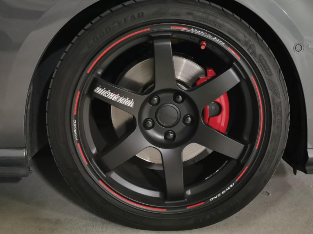 18" Rays TE37 Saga Time Attack Limited Edition, Car Accessories, Tyres ...