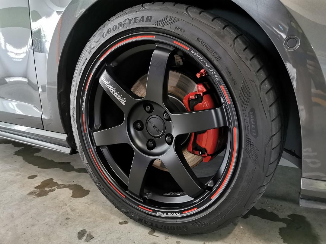 18" Rays TE37 Saga Time Attack Limited Edition, Car Accessories, Tyres ...