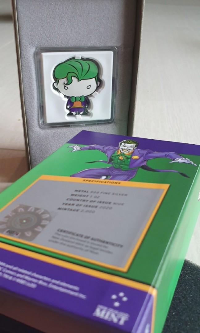 1 oz Joker Silver Coin Chibi Collection, Hobbies & Toys, Memorabilia ...