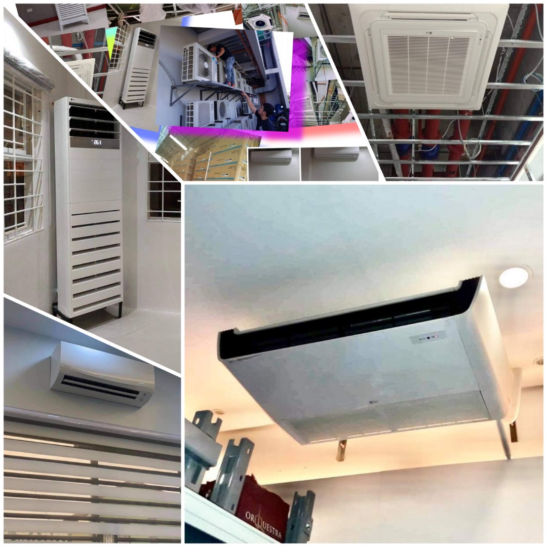 Aircon Super Sale! Brand New Split type aircon Floor Stand and Cassette ...