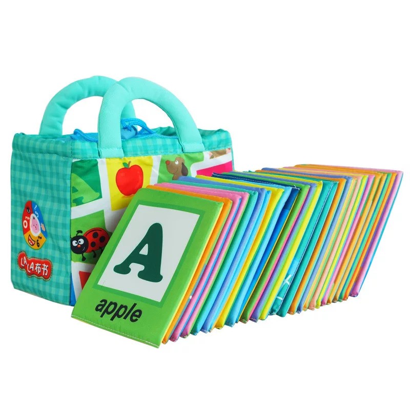 Alphabet cloth learning, Hobbies & Toys, Books & Magazines, Children's ...