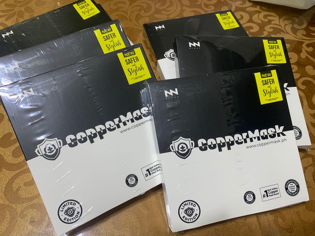 Authentic Copper Mask 2.0 New and Improved - Black & White, Beauty ...