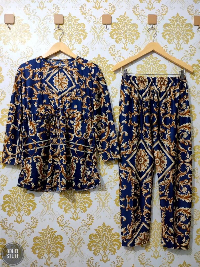 Batik Set sultana, Women's Fashion, Muslimah Fashion, Baju Kurung ...