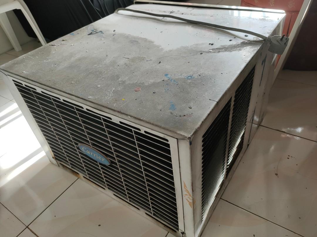 Carrier Silencia 1.5 horsepower window type aircon, TV & Home ...