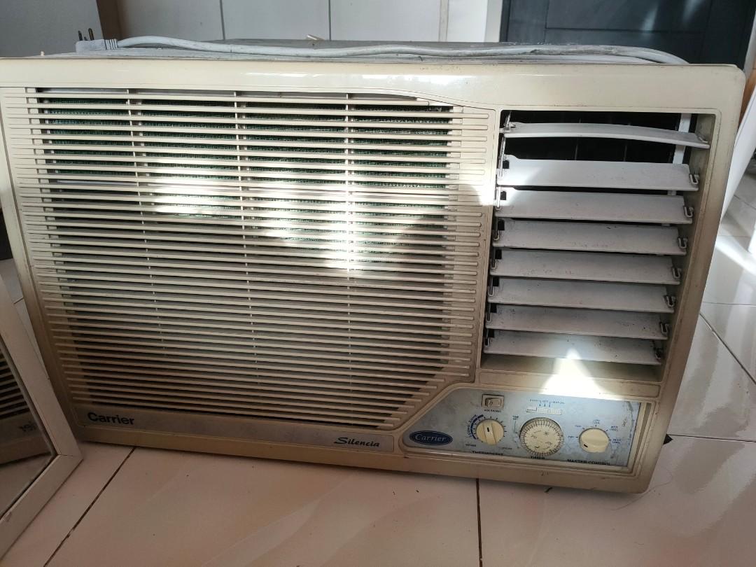 Carrier Silencia 1.5 horsepower window type aircon, TV & Home ...