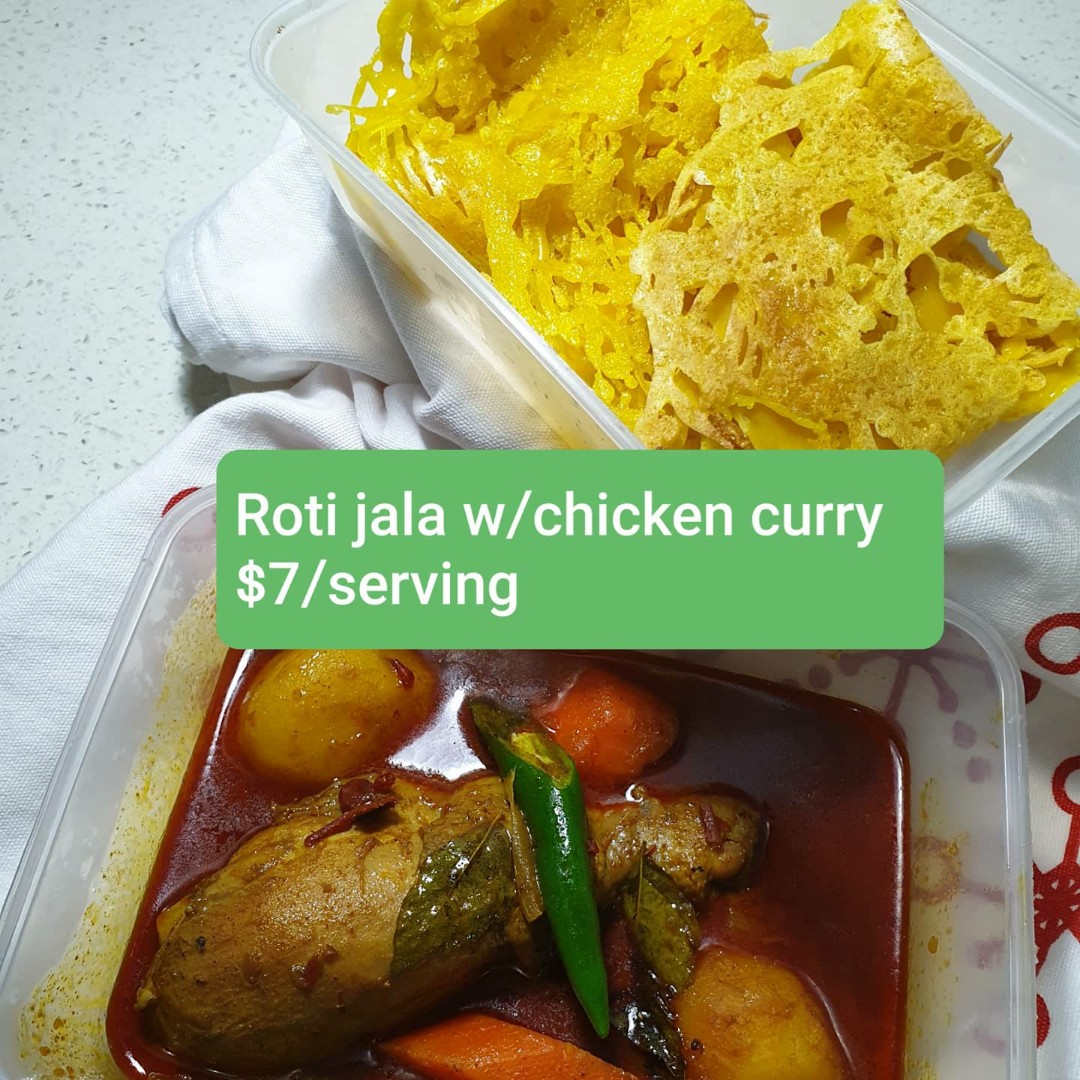 Chicken curry w/roti jala, Food & Drinks, Chilled & Frozen Food on ...