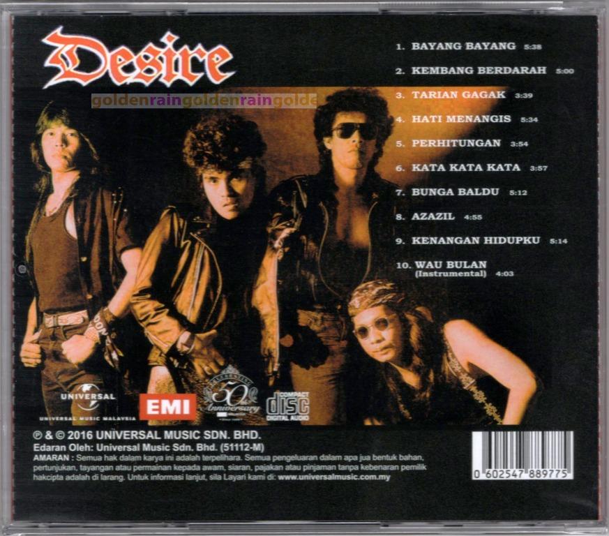 DESIRE - Kata Kata Kata 2016 EMI / UNIVERSAL MUSIC ORIGINAL CD (3rd ...