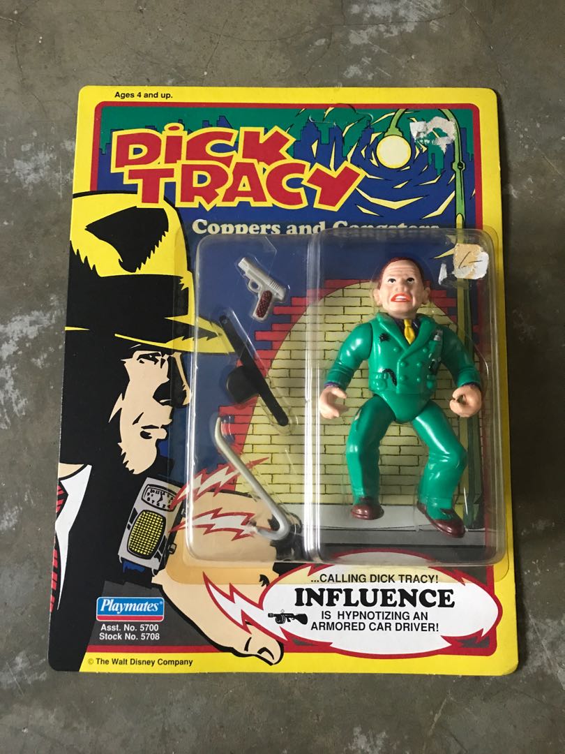 Dick Tracy Influence figure 1990 Playmates NEW, Vintage & Collectibles ...