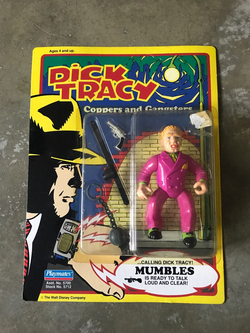 Dick Tracy Mumbles figure 1990 Playmates NEW, Vintage & Collectibles ...