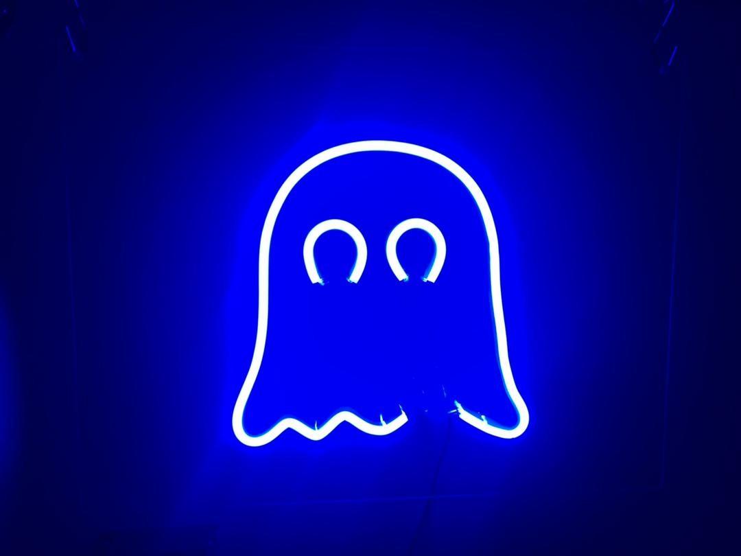 Ghost design (Blue) Neon light board (Hang), Babies & Kids, Baby ...
