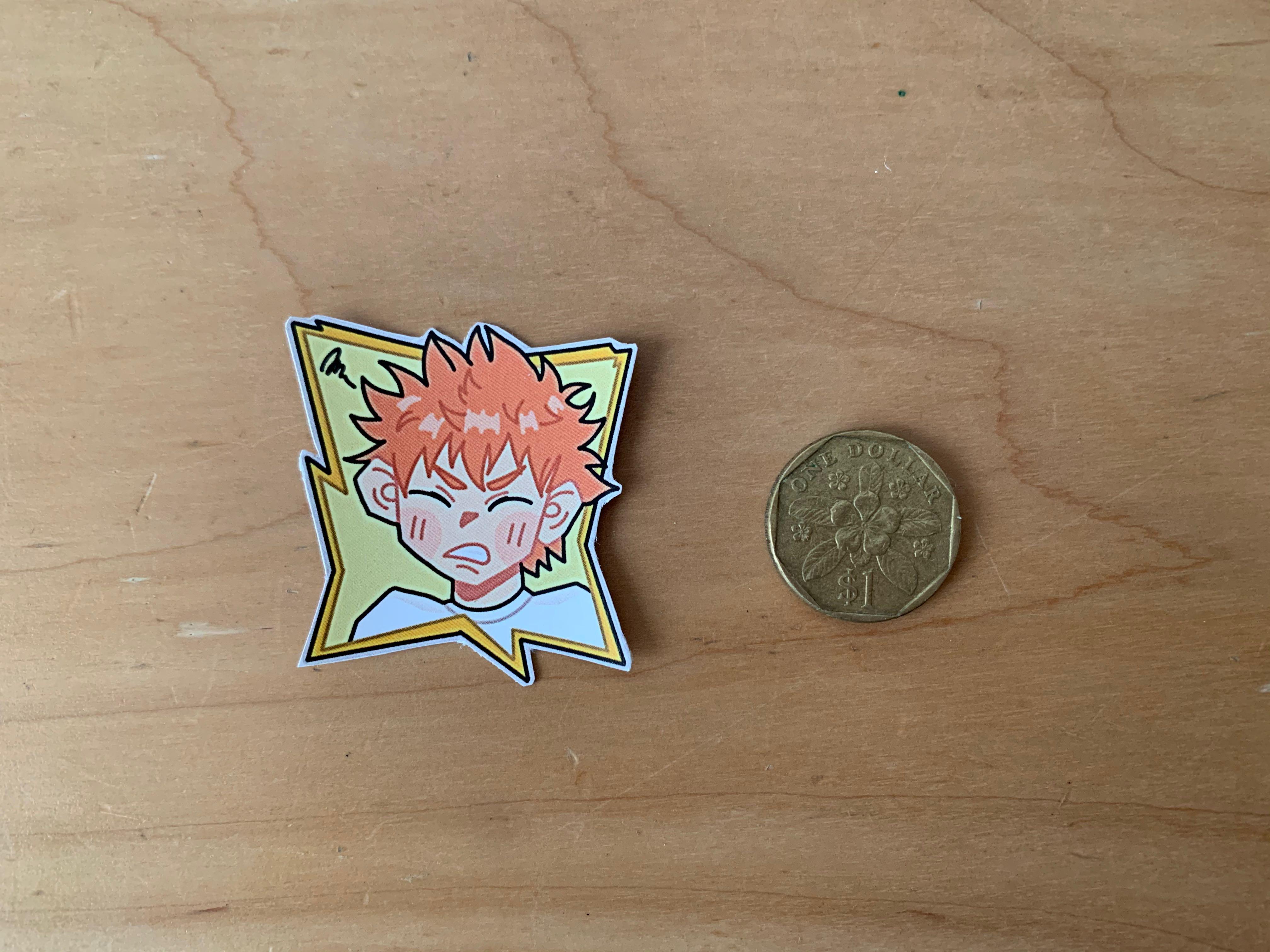 Haikyuu stickers, Design & Craft, Art & Prints on Carousell
