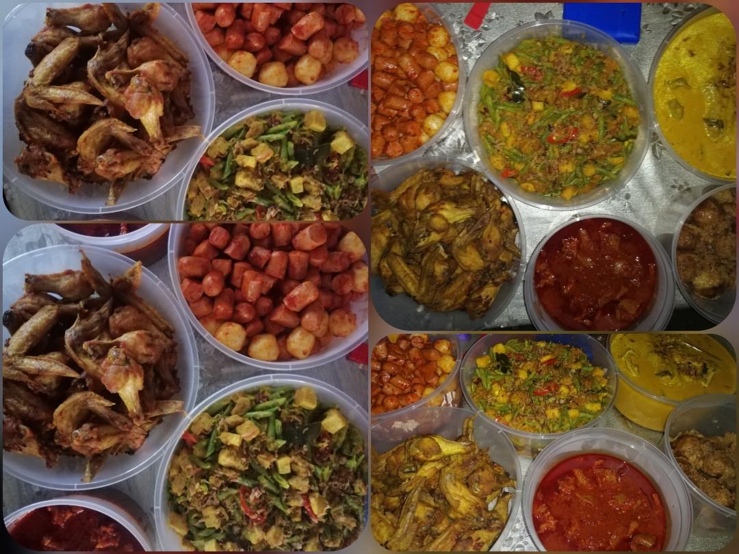 Halal Catering, Semua nye ada,sambal goreng / sweet sour sausage with ...