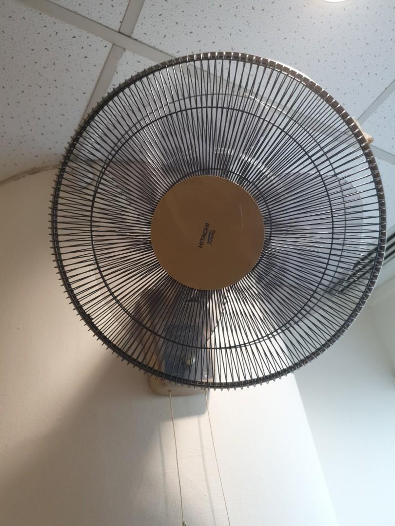 Hitachi 16 inch Wall Fan, Furniture & Home Living, Lighting & Fans ...