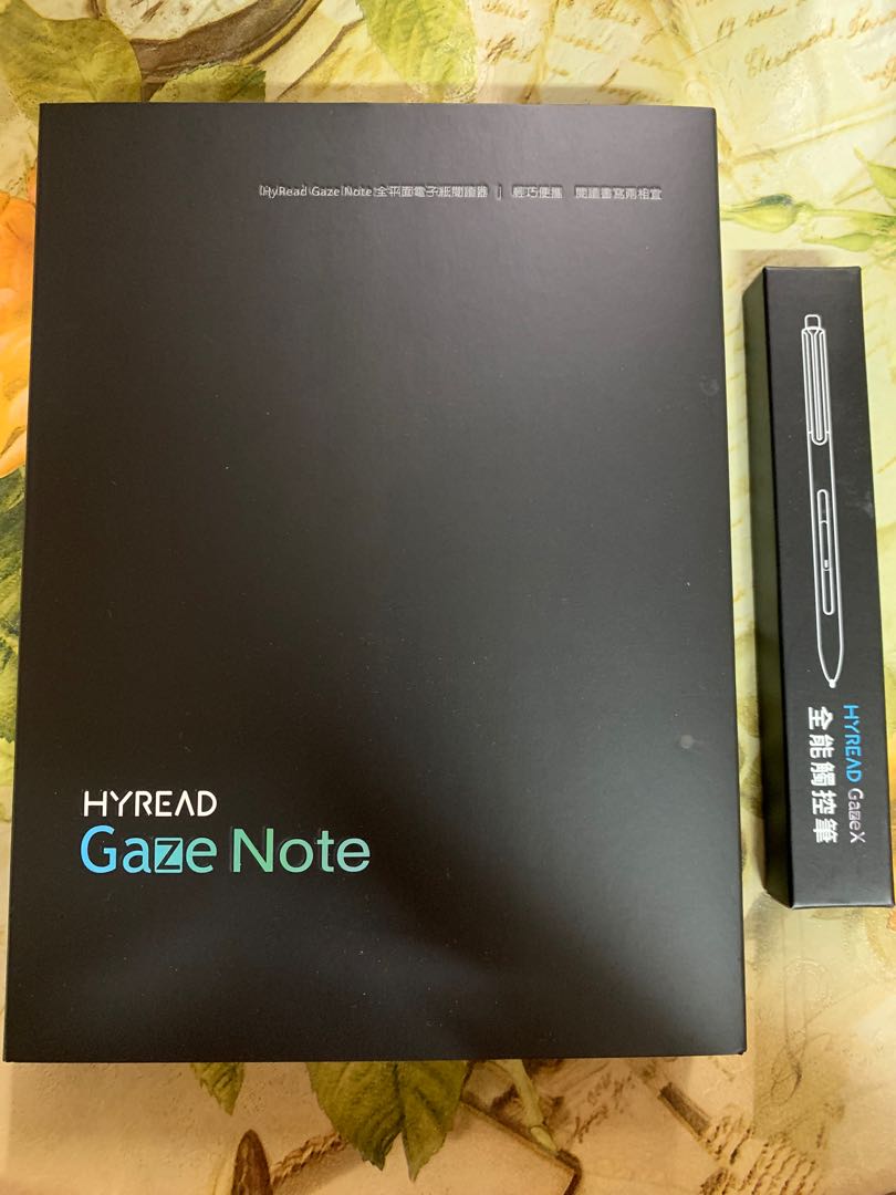 HYREAD Gaze Note 7.8吋電子紙閱讀器+ 觸控筆, 手提電話, 電話及其他裝置配件, 其他電子周邊配件及產品 - Carousell