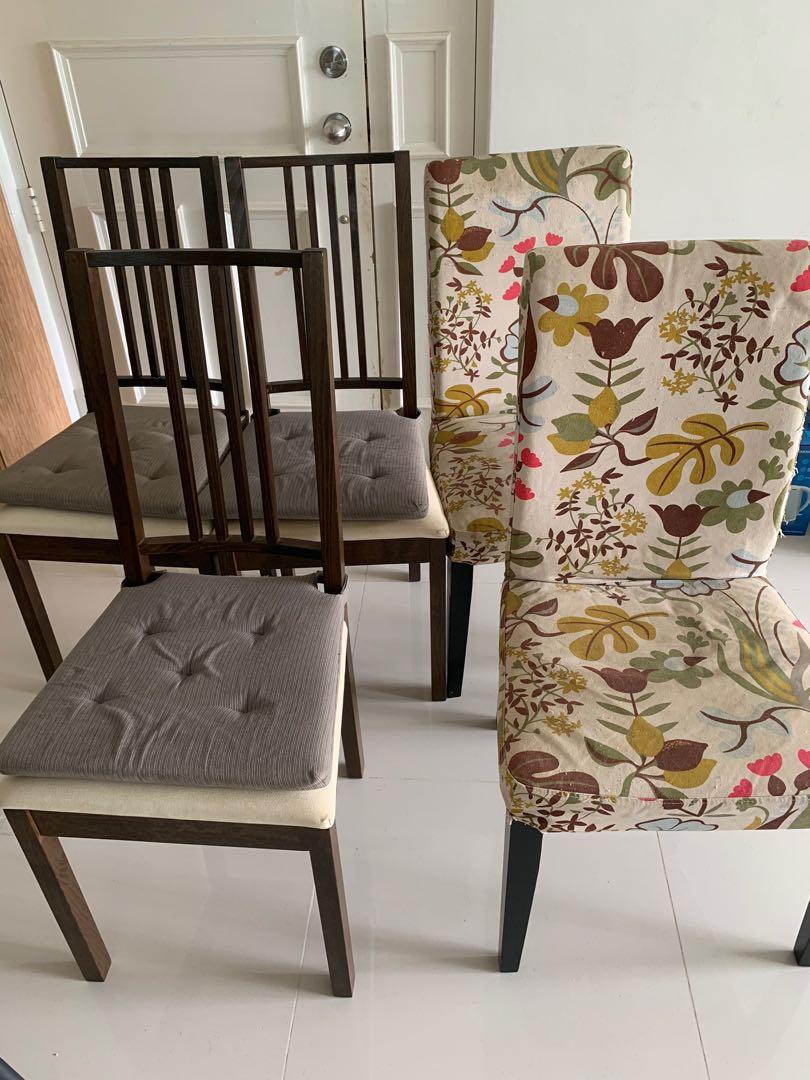 Ikea dining chairs, Furniture & Home Living, Furniture, Chairs on Carousell