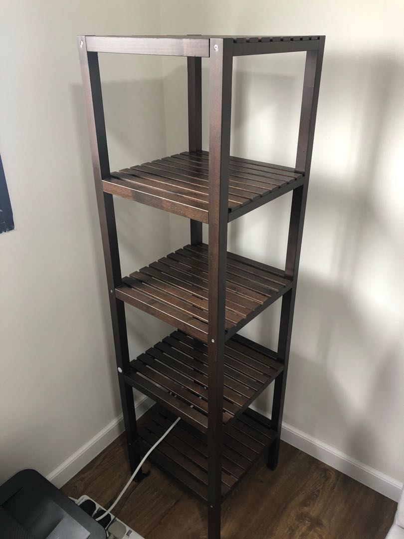 IKEA Wooden Shelving Unit, Furniture & Home Living, Furniture, Shelves ...