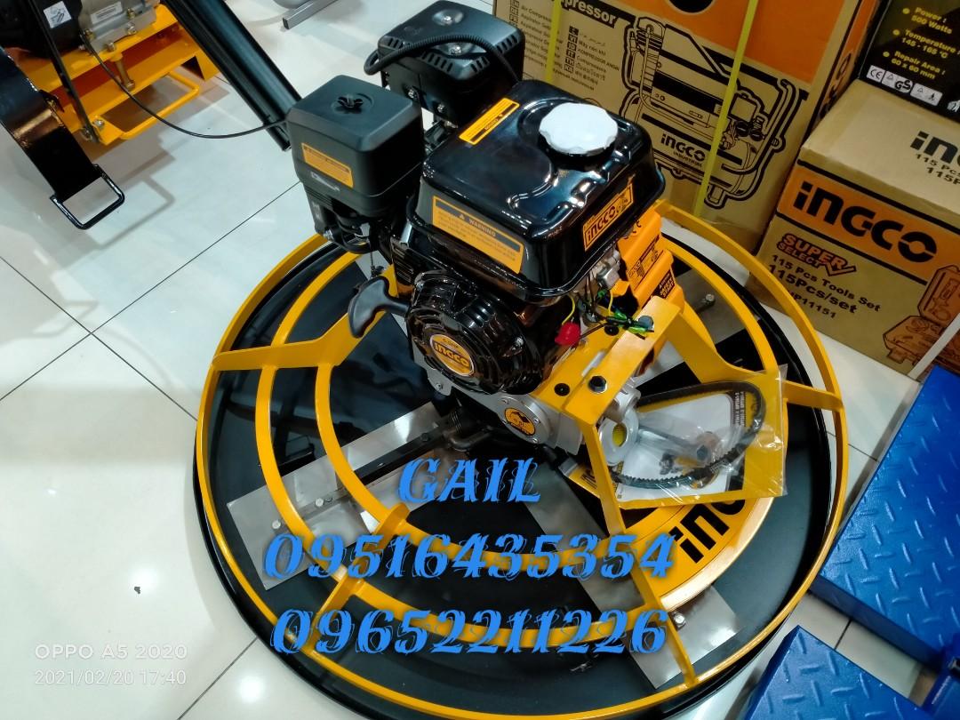 INGCO 6.5HP Gasoline Power Trowel (GPT361-2), Commercial & Industrial ...