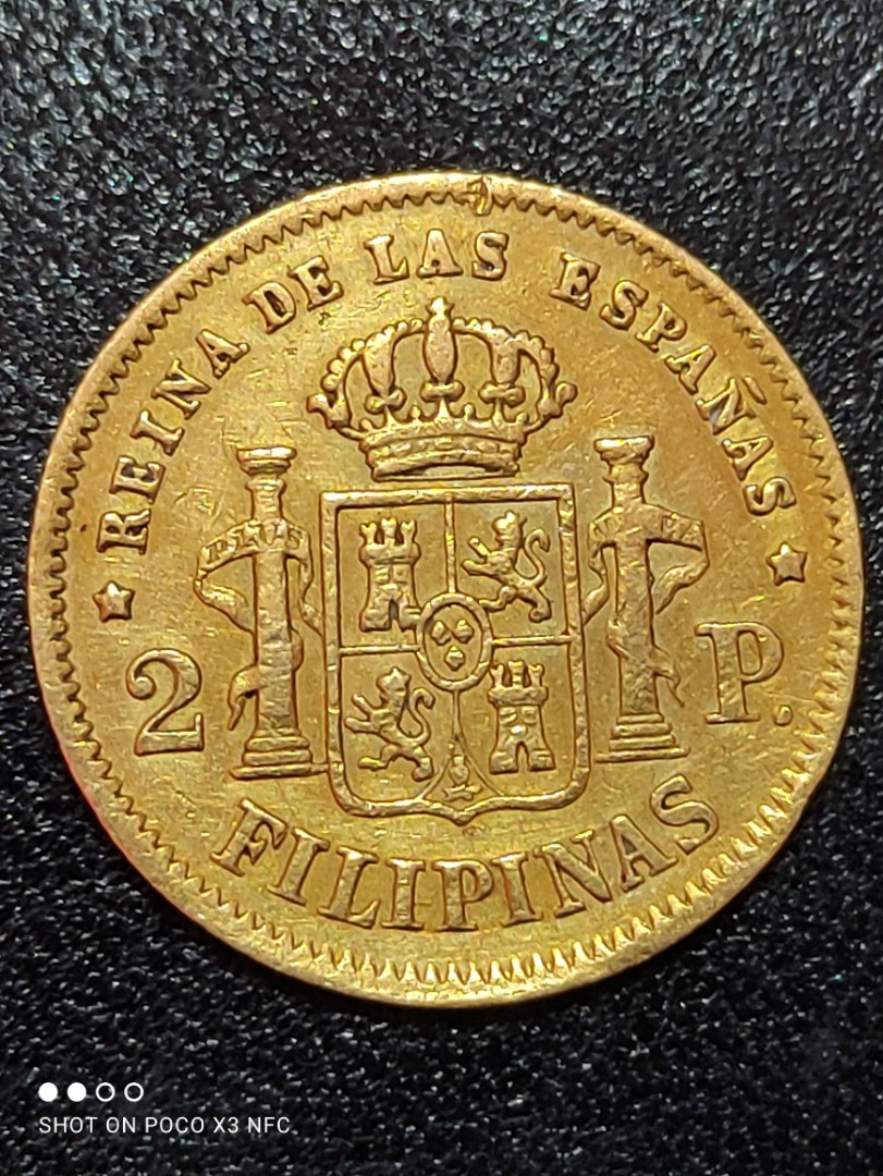 Isabel 2p Gold Coin, Hobbies & Toys, Memorabilia & Collectibles ...