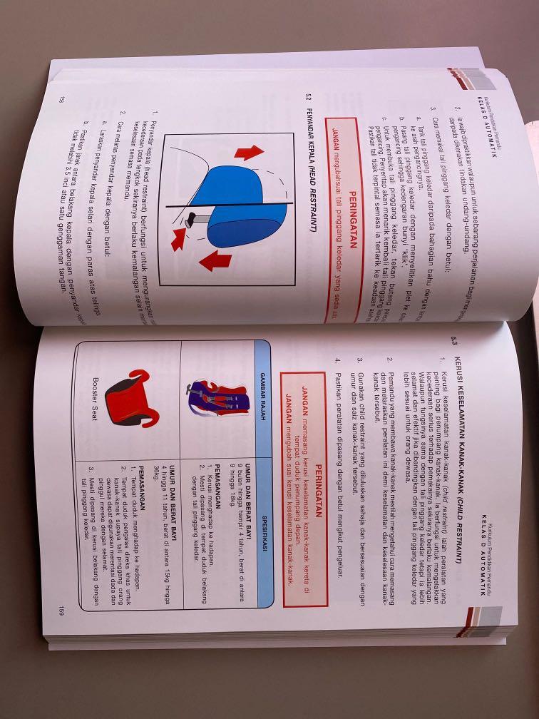Lesen memandu buku book driving license automatic jpj kurikulum ...