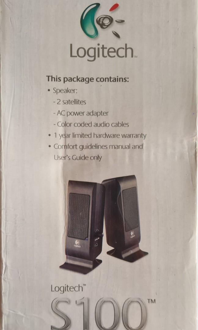 Logitech S100 speaker, Electronics, Audio on Carousell